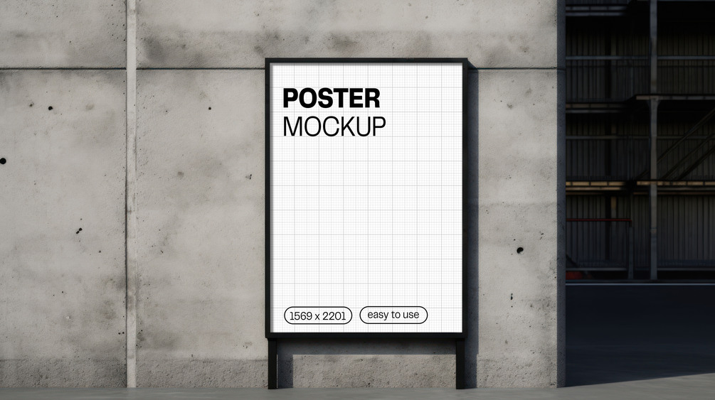 Urban Commercial Poster Mockup / #72