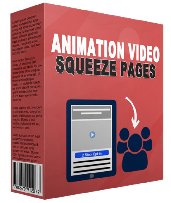 Animation Video Squeeze Page