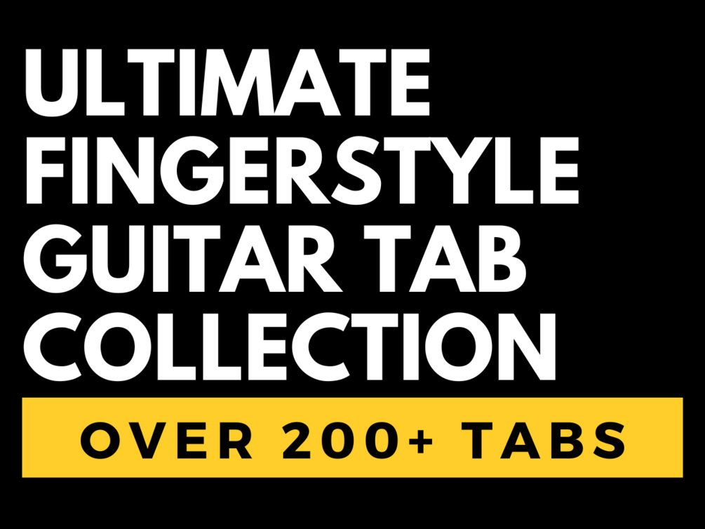 200+ Fingerstyle Guitar Tabs - Full & Easy Versions - PDF and Guitar ...