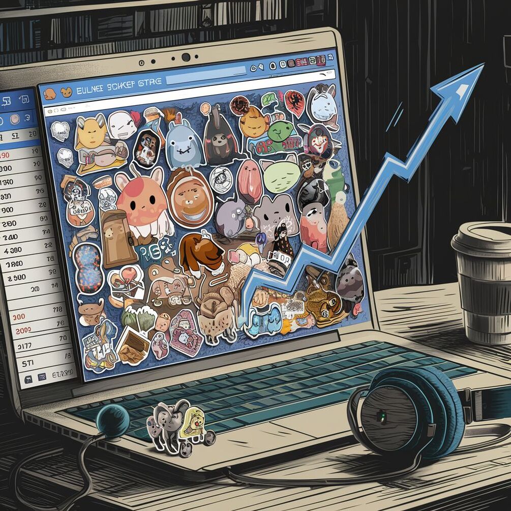 Five Figures a Month with AI Stickers: A Guide