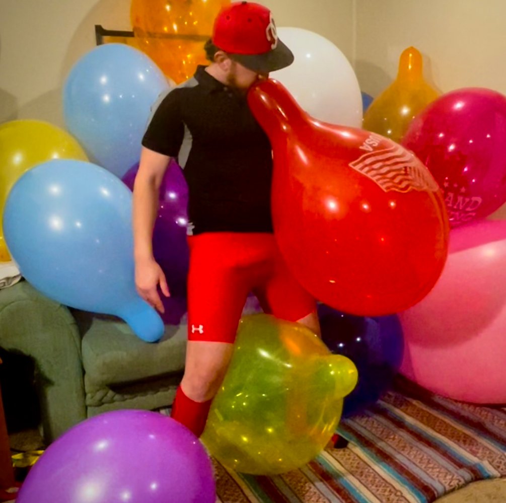 Tim Loonrider’s Sporty Bro Squeaky Balloon Torture and Bust