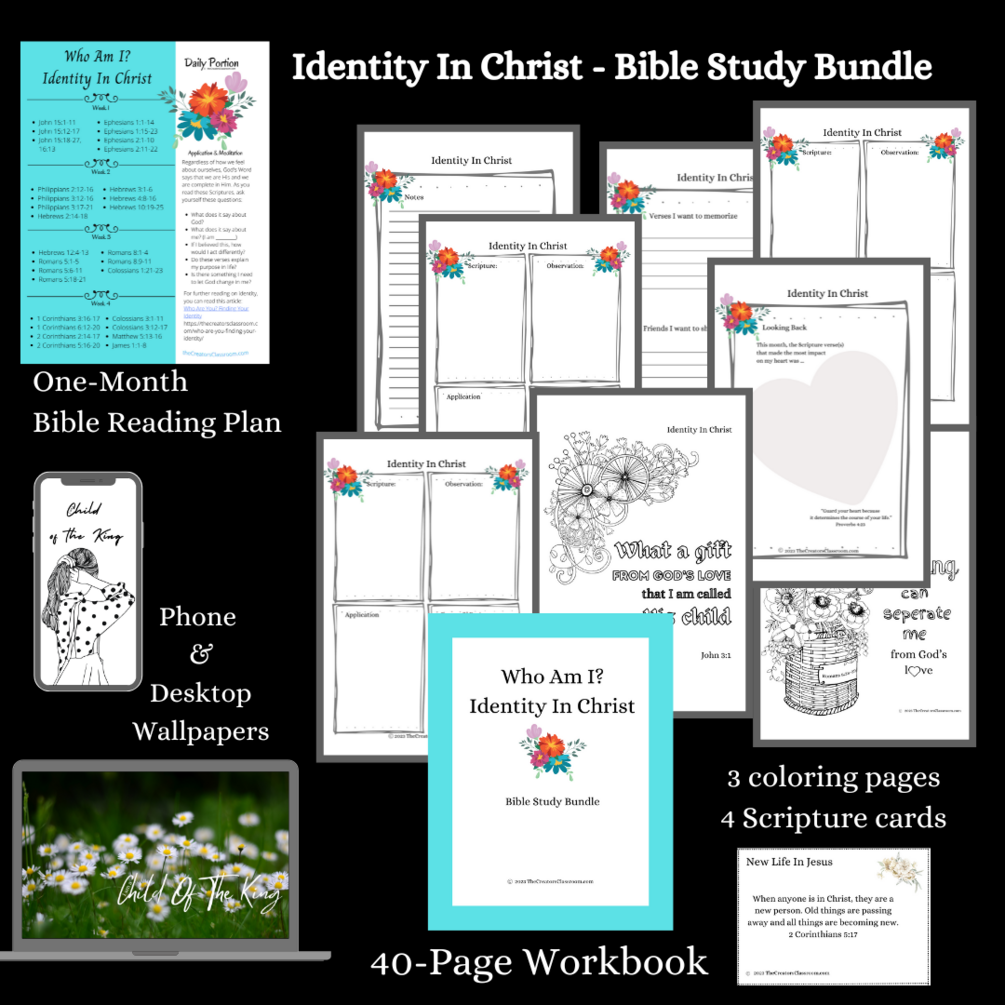 Bible Study Bundle -Who Am I? Identity In Christ