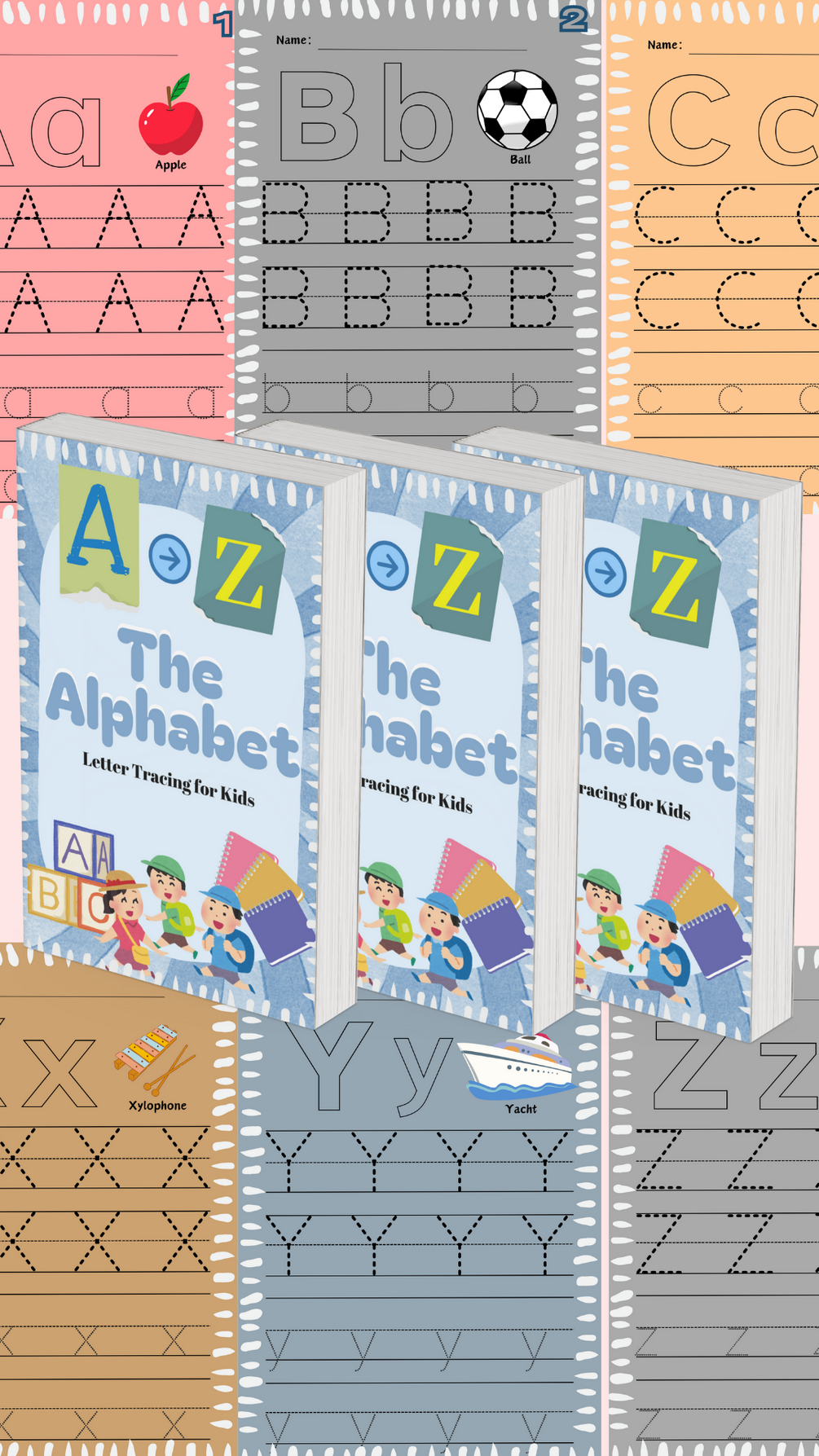 The Alphabet Letter Tracing Book for Kids