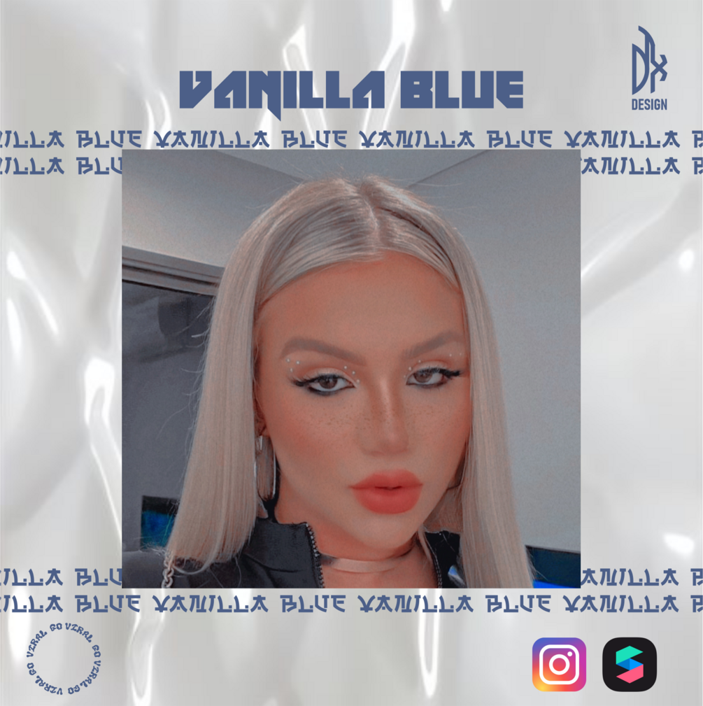 VANILLA BLUE | makeup | lut | freckles | blush | contour | grain