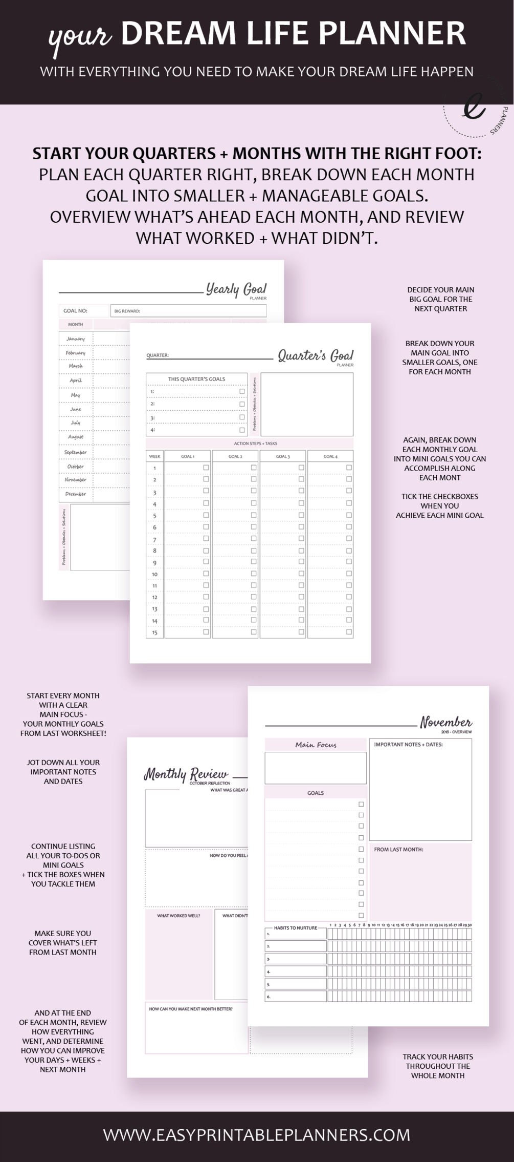 2020 Weekly Printable Planner