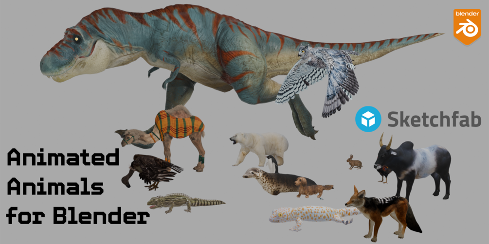 Animated Animals for Blender add-on
