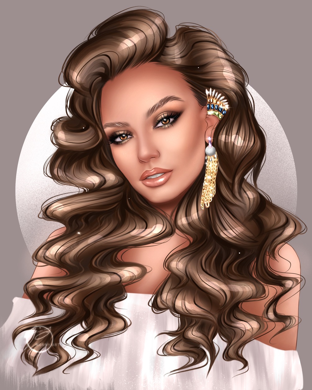 Custom Digital Portrait From Photo Personalised Illustration ...