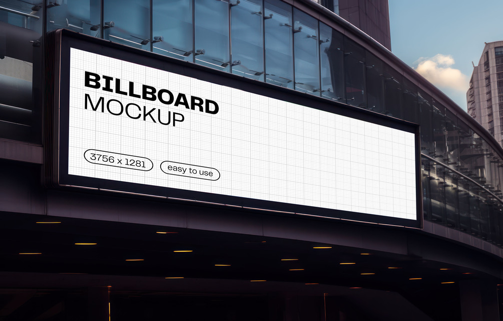 Urban Commercial Billboard Mockup / #179