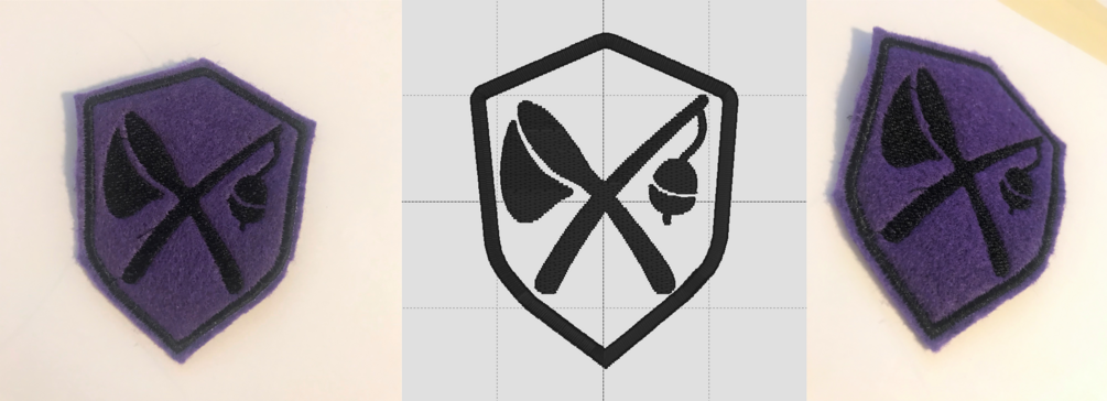 Flick and CJ Patch Embroidery Files