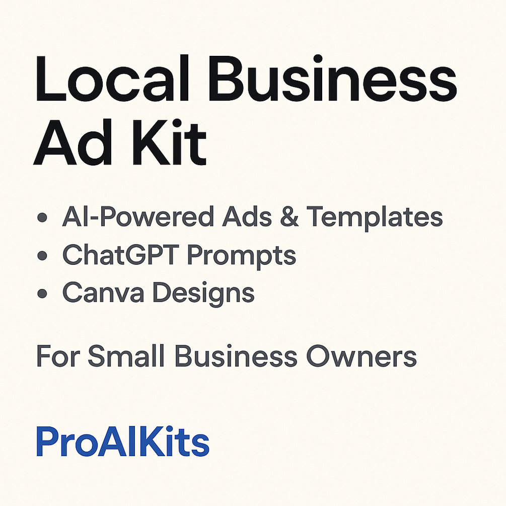 Local Business Ad Kit – ProAIKits