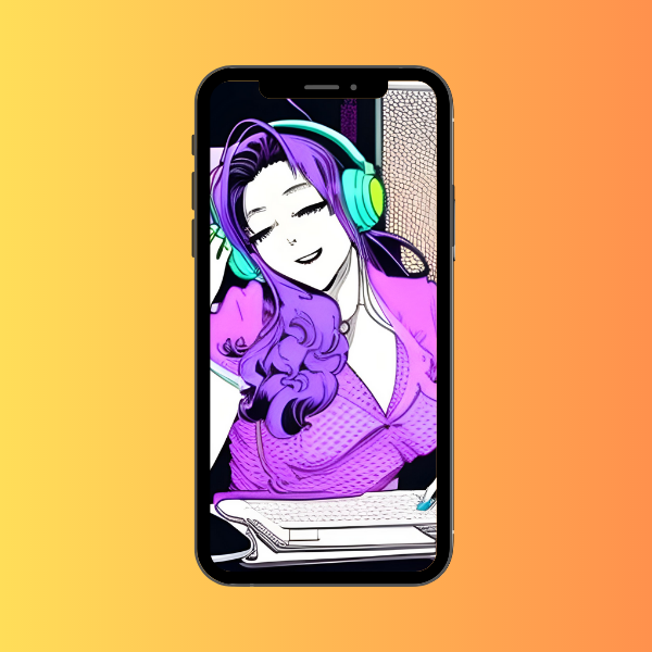 Podcast Waifu Lockscreen