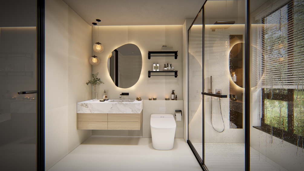 Interior Bathroom - Lumion 12 / SketchUp 21