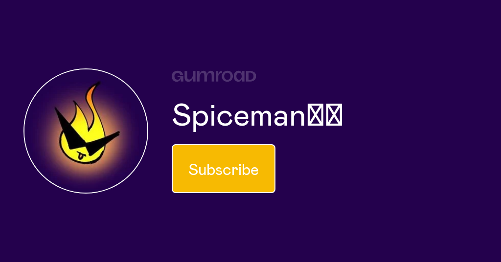 Spiceman🖊️🔥