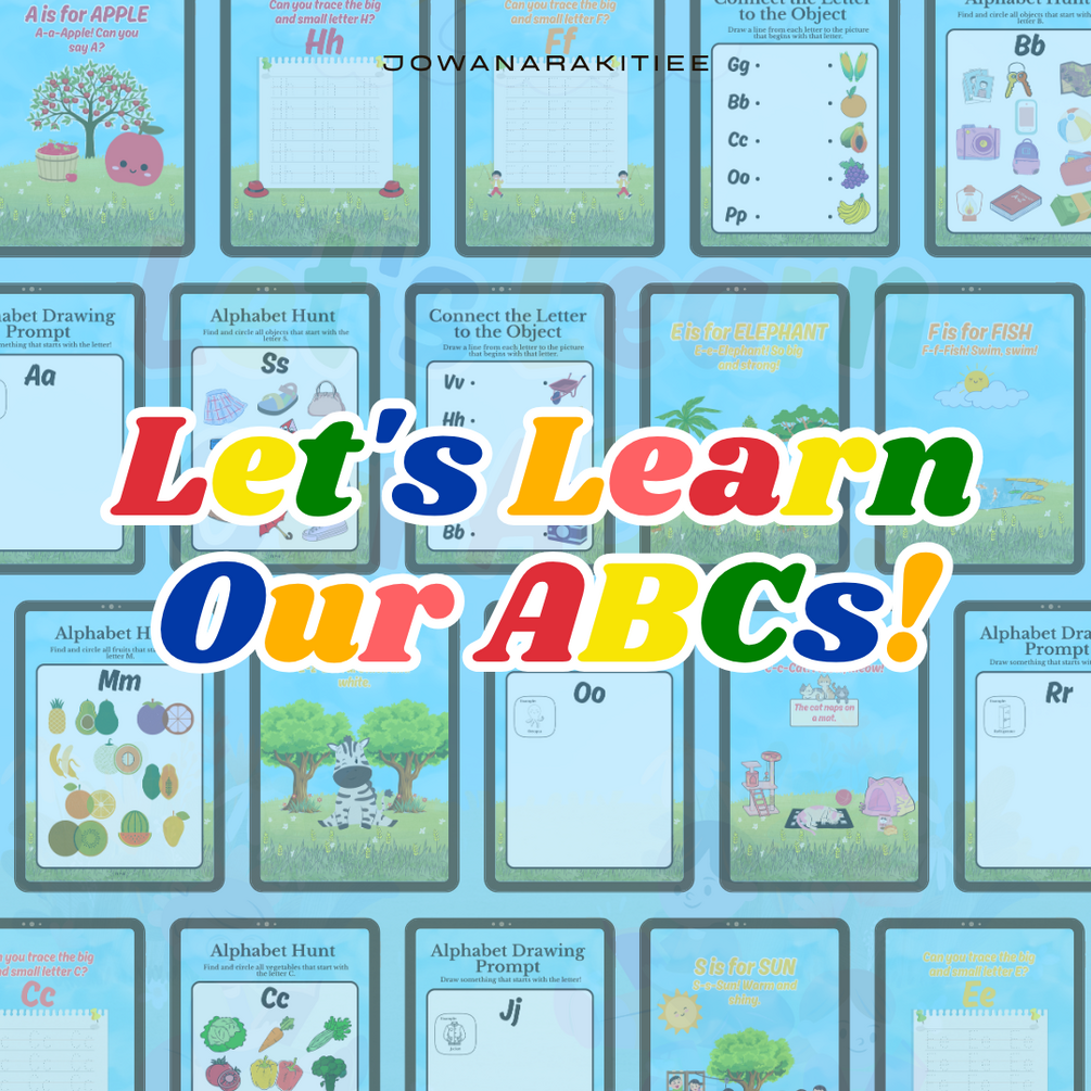 Let's Learn Our ABCs! – A Fun Read, Trace, and More Alphabet Activity ...