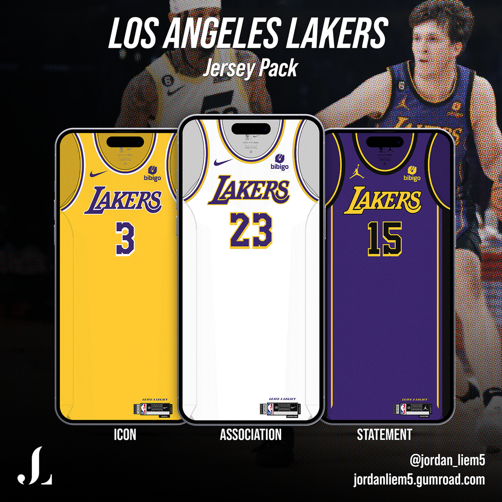Los Angeles Lakers Jersey Pack