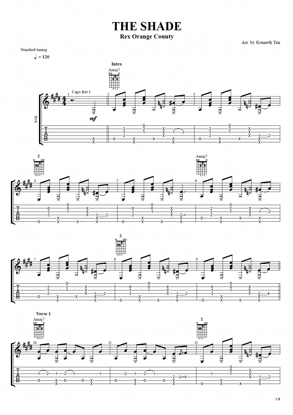 THE SHADE | Fingerstyle Guitar