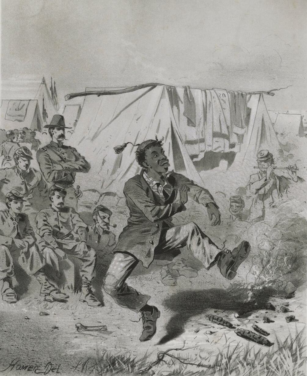 Campaign sketches. Our jolly cook by Homer, Winslow