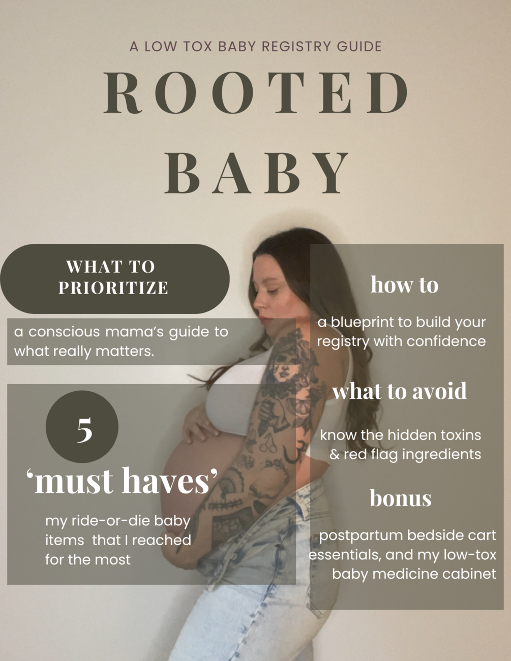 Rooted Baby: A Low Tox Baby Registry Guide