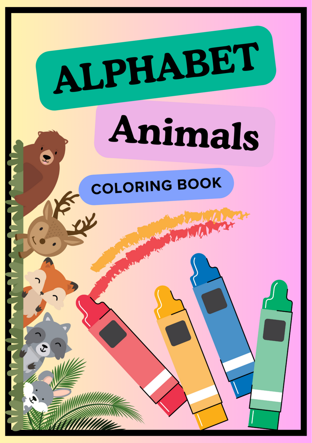 Alphabet Animals Coloring