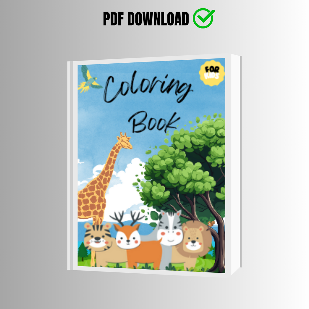 animal coloring book for kids