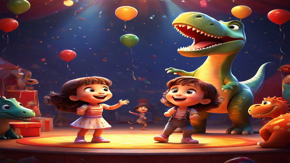 Molly and Lily's Circus Adventure - Short Bedtime Story - (6 Pages PDF)