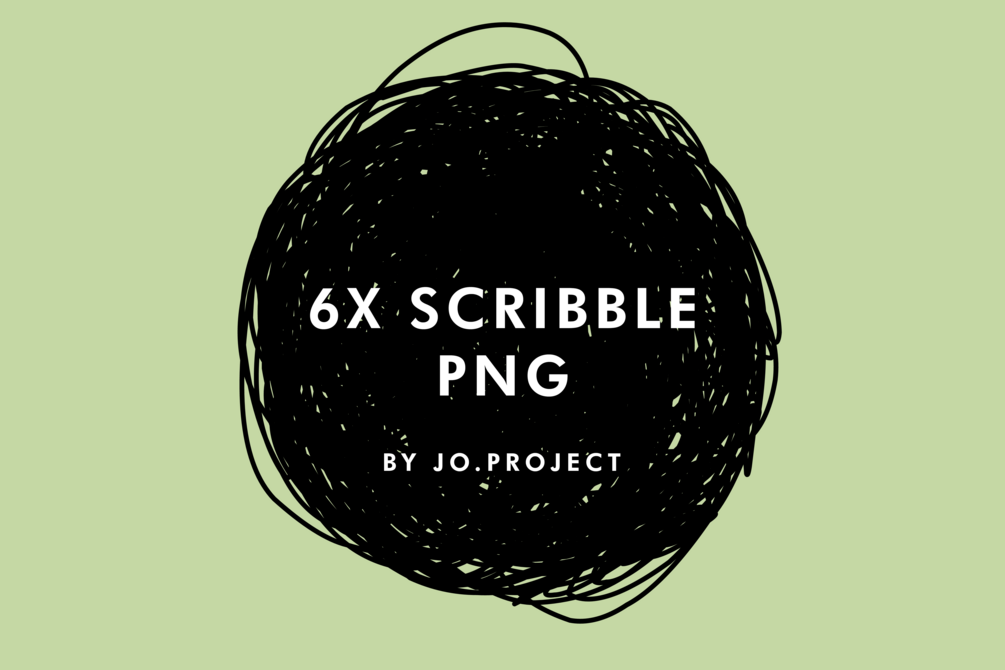 FREE 6X SCRIBBLE PNG
