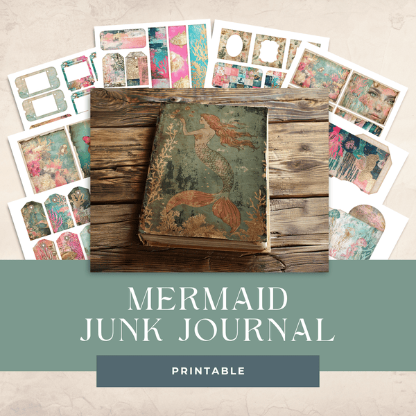 Mermaid Junk Journal Kit BUNDLE