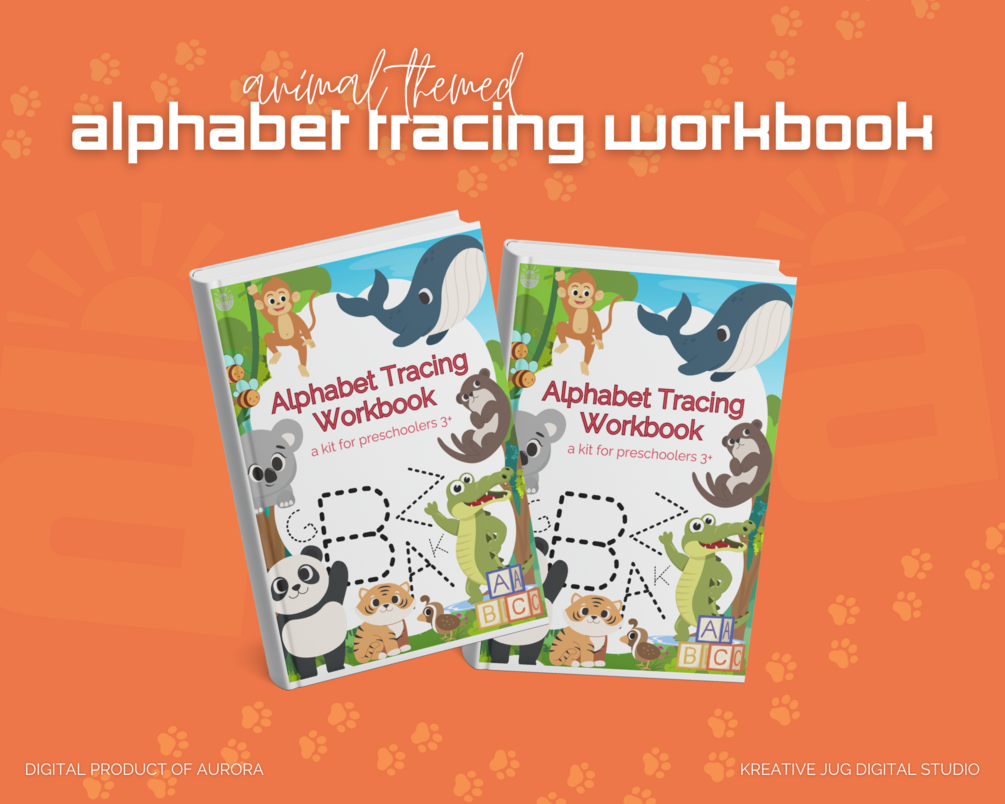 Animal-Themed Alphabet Tracing Workbook