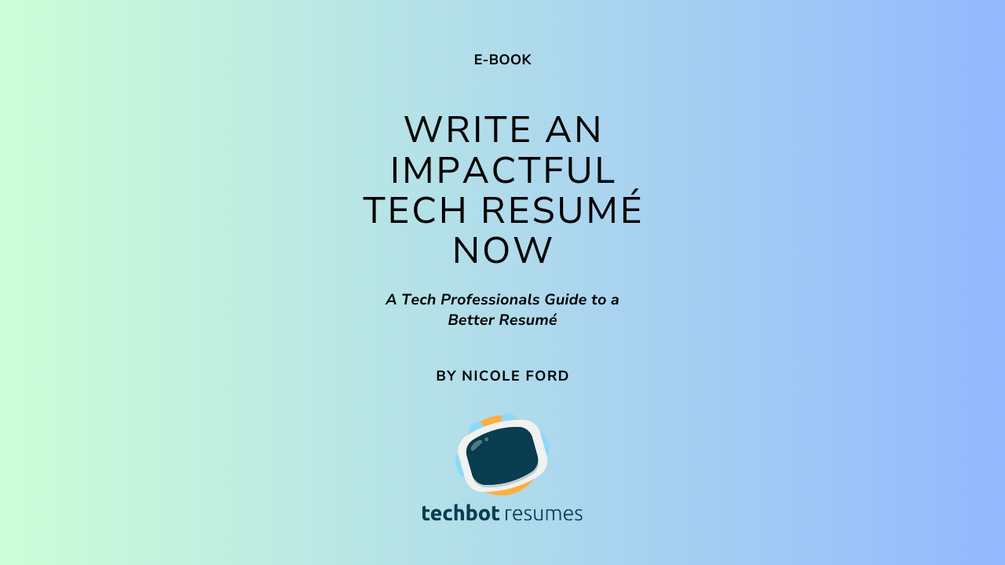 Write An Impactful Technical Resume Now