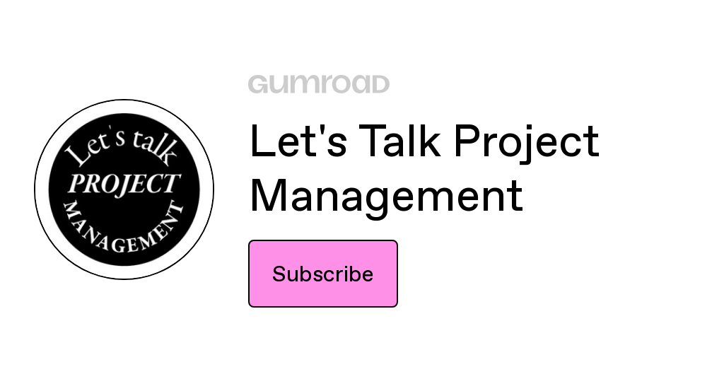 Let's Talk Project Management
