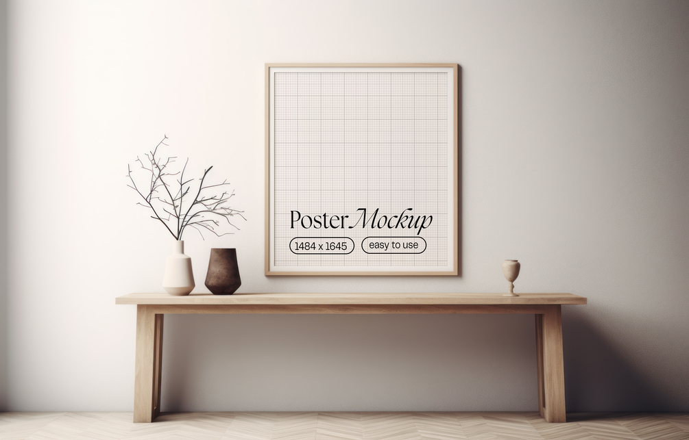 Aesthetic Poster Mockup / #505
