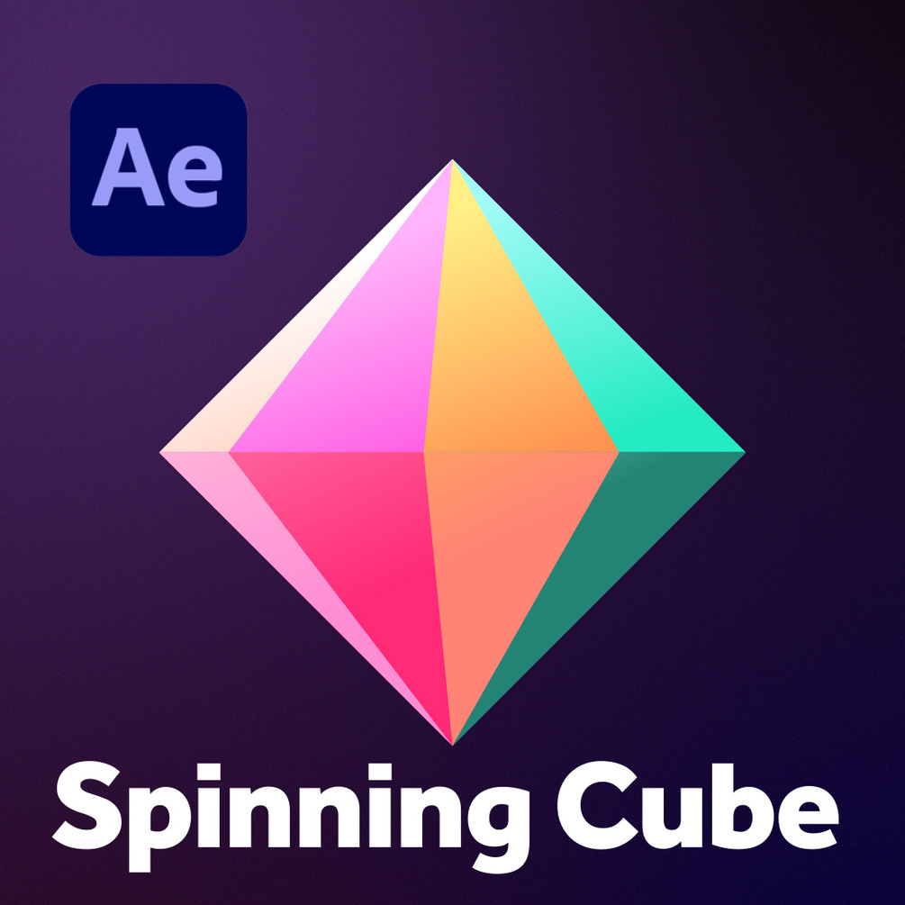 Spinning Cube | After Effects Project File