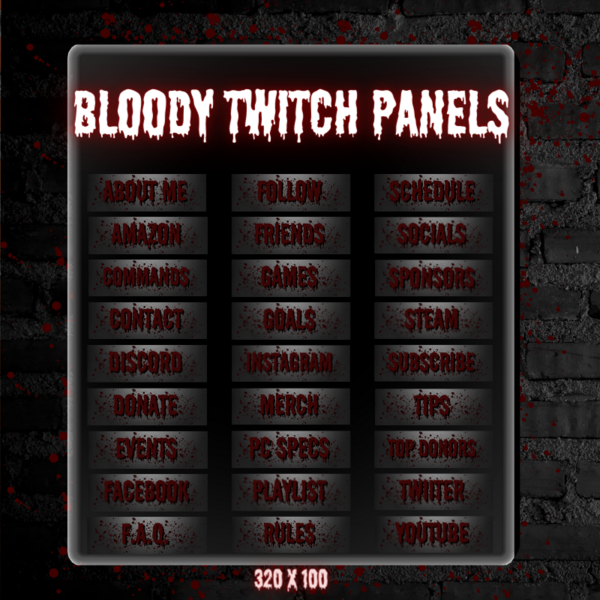 Bloody Horror Twitch Bundle