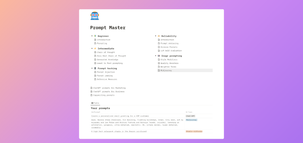Prompt Master
