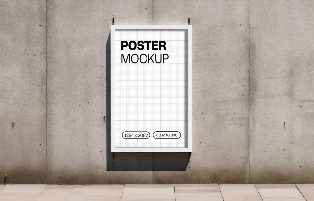Urban Commercial Poster Mockup / #298