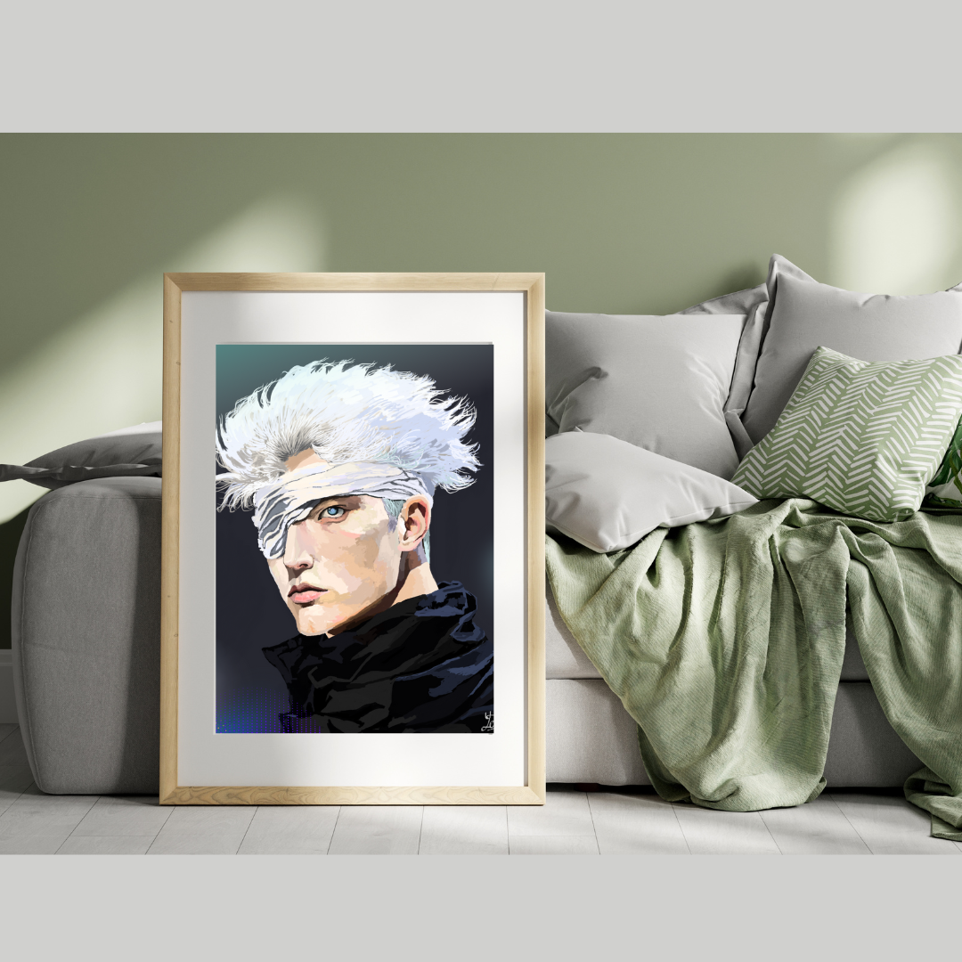 Satoru Gojo: Digital Portrait