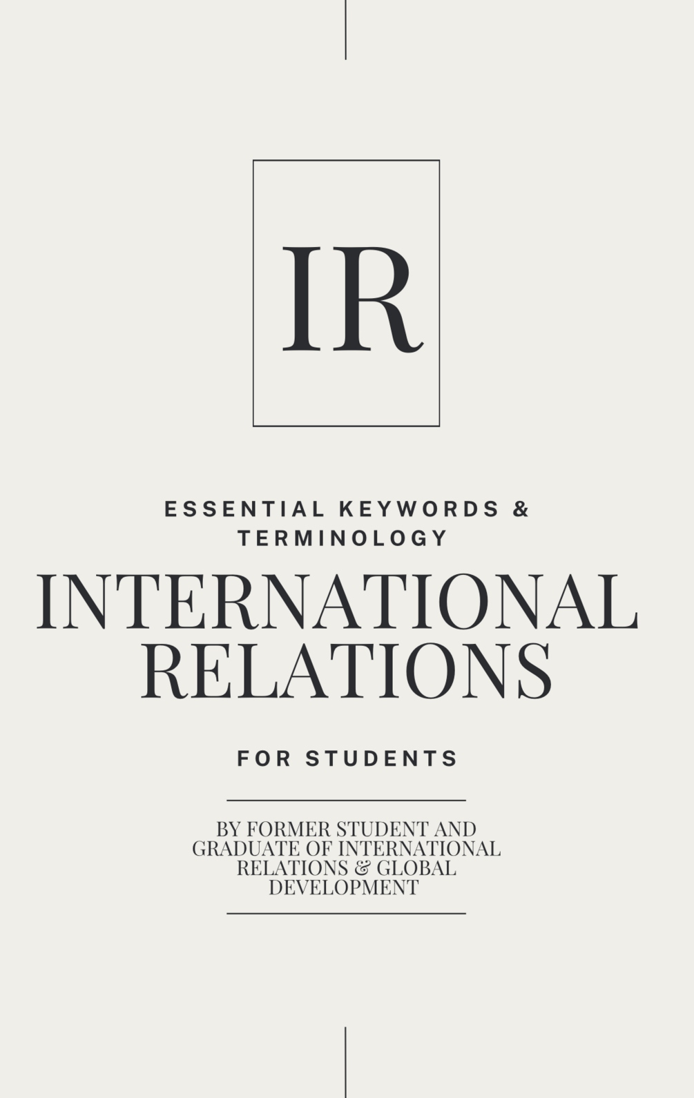 Essential Keywords & Terminology in International Relations for Students