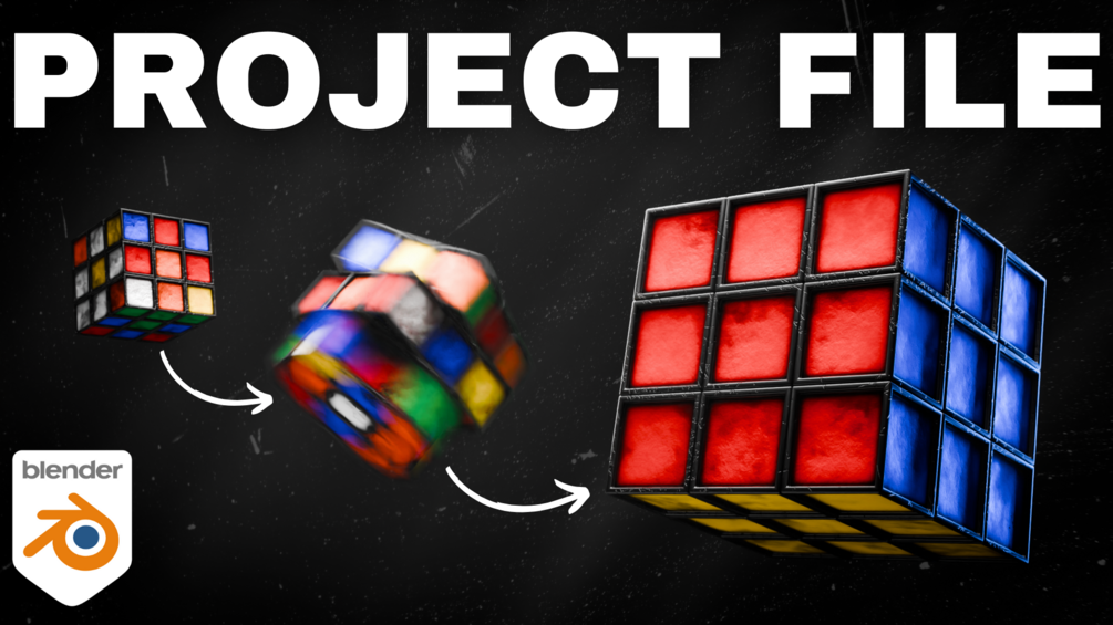 Working Rubik's Cube in Blender