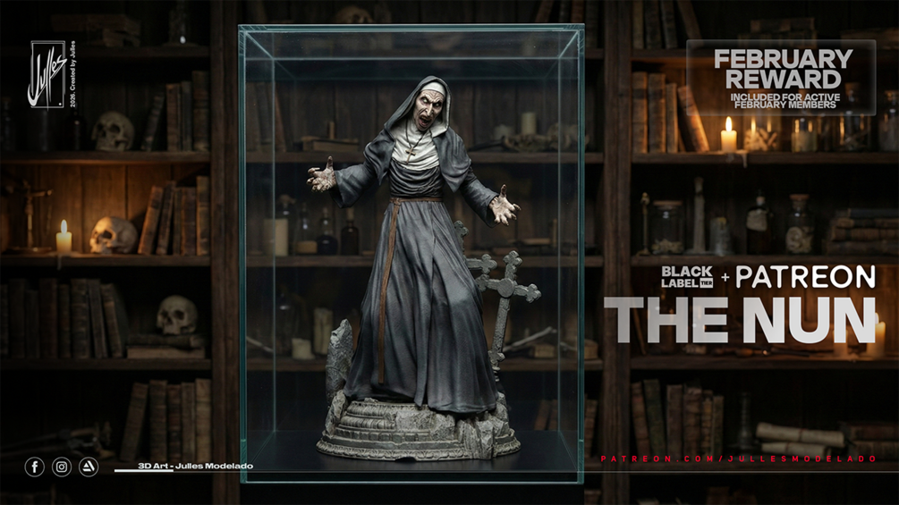 The Nun 01 3D Print Model