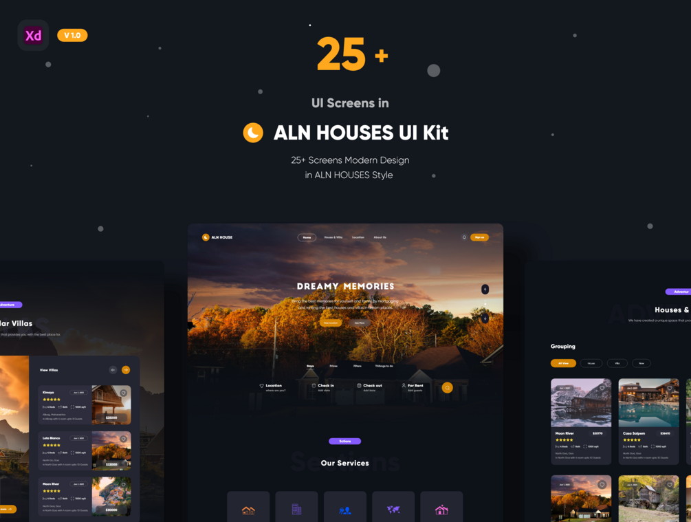 ui kit ALN HOUSE