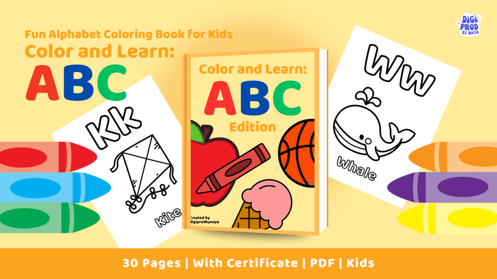 Color and Learn: ABC Edition