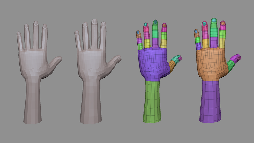 Topology Cartoon Hands