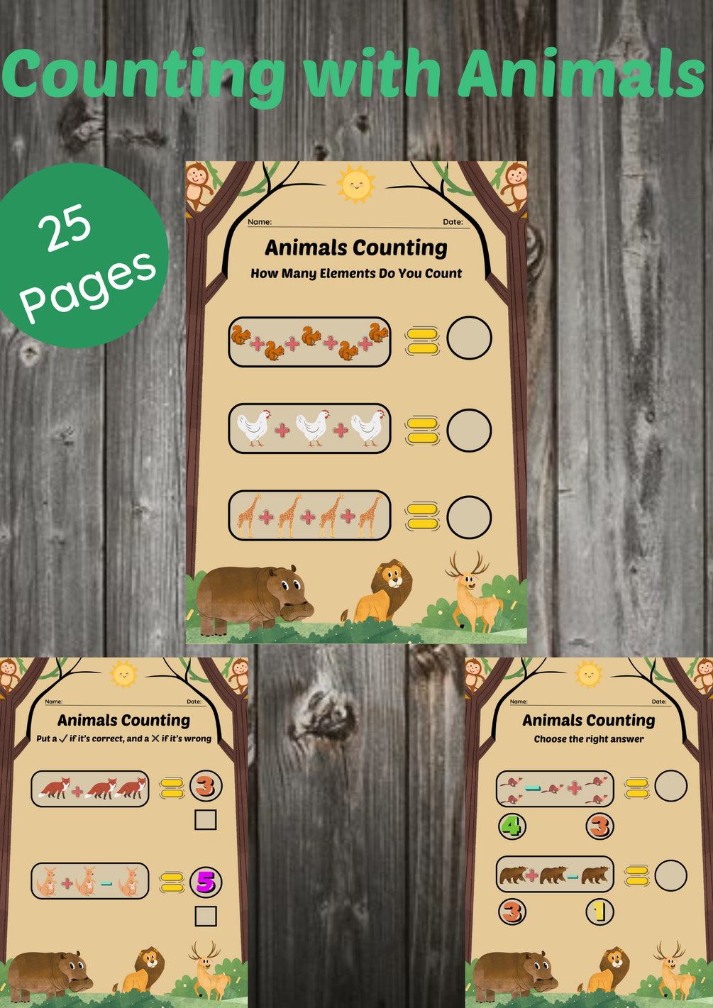 Counting with Animals