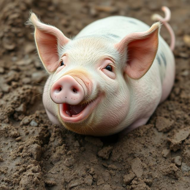 Snorting Pig with a Fit of Laughter