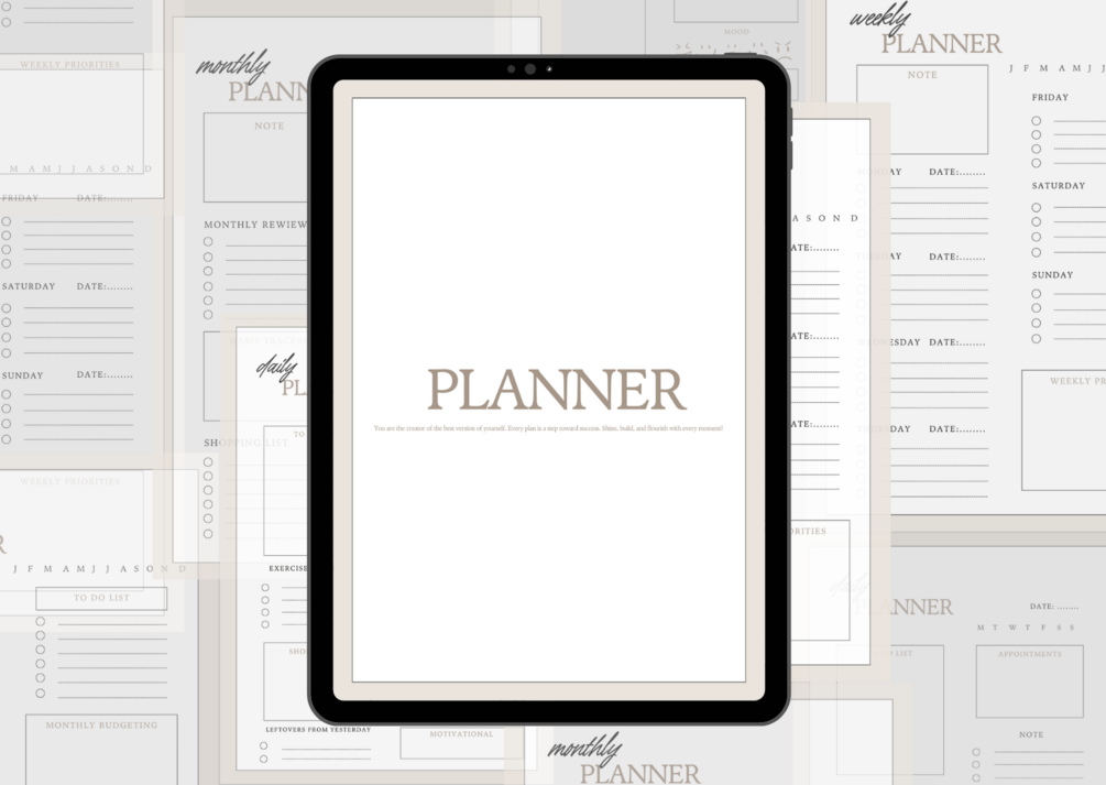 Minimalist Productivity Planner – Plan Smart, Live Better