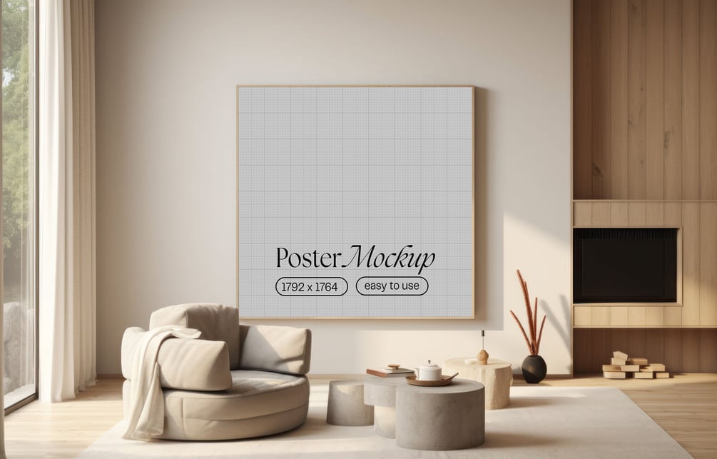 Aesthetic Poster Mockup / #123