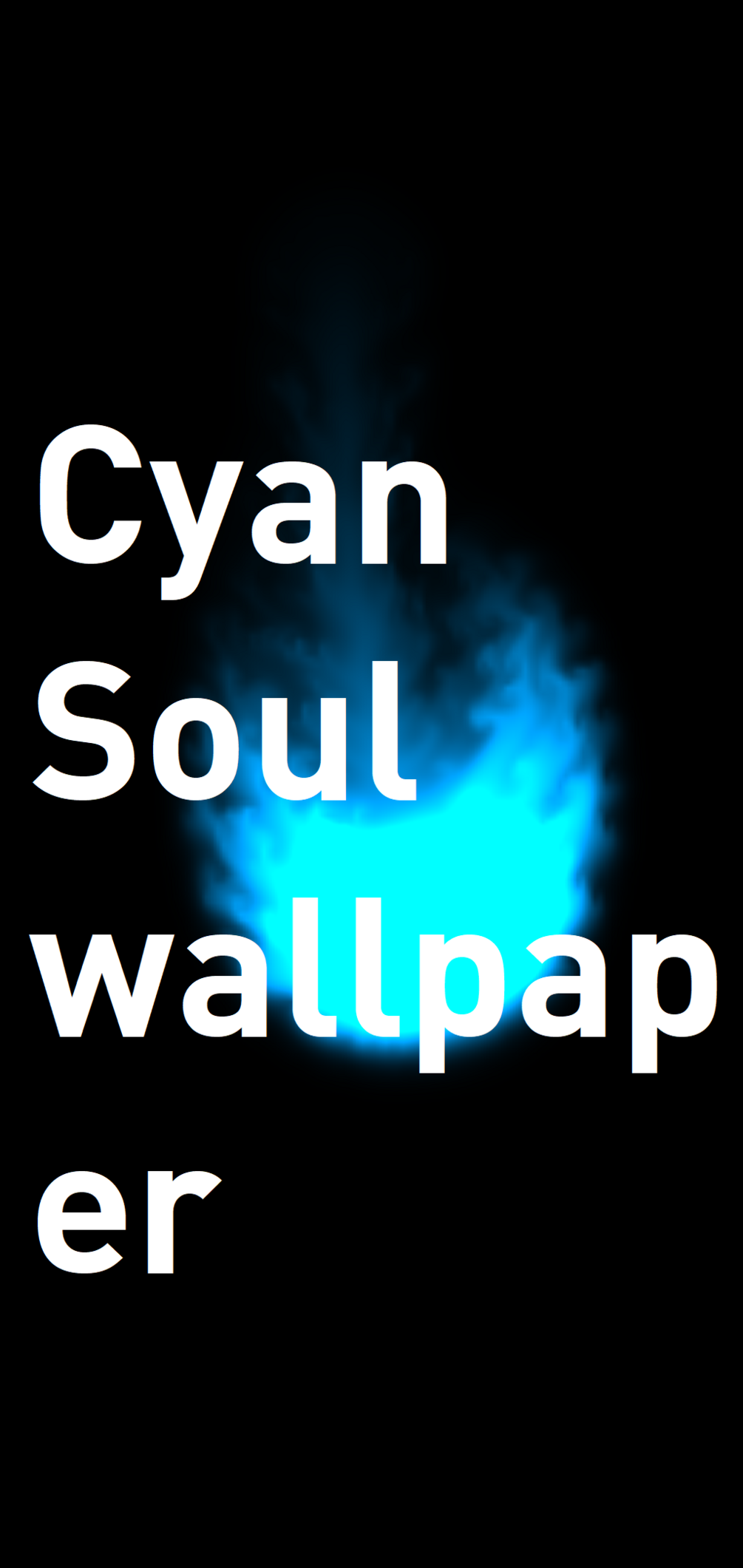 Cyan Soul - Mobile Wallpaper