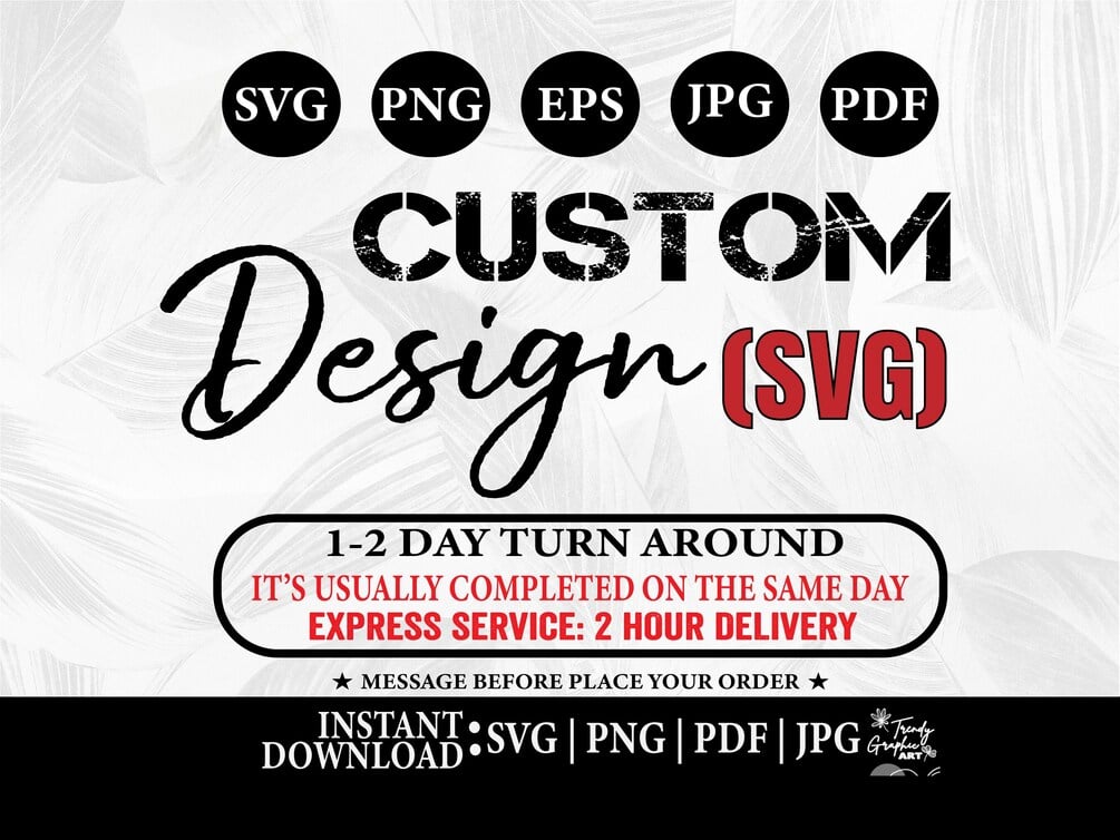 Custom SVG File for Cricut, custom svg file, custom silhouette file ...