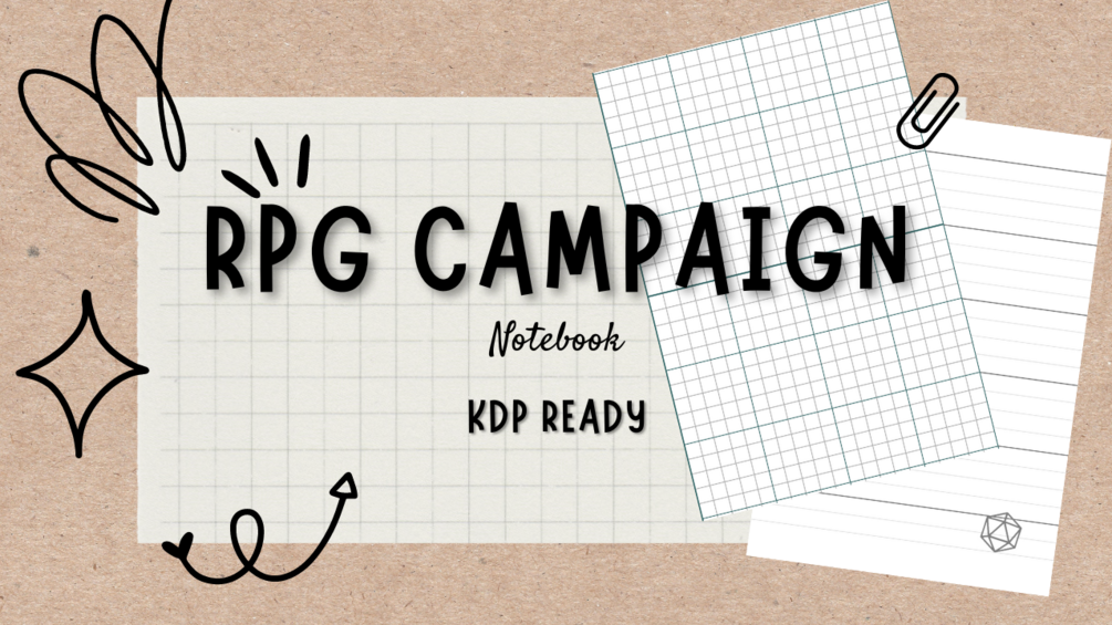 RPG campaign Notebook KDP ready