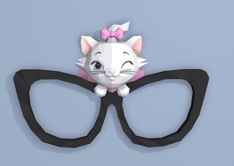 MARIE GAFAS PAPERCRAFT